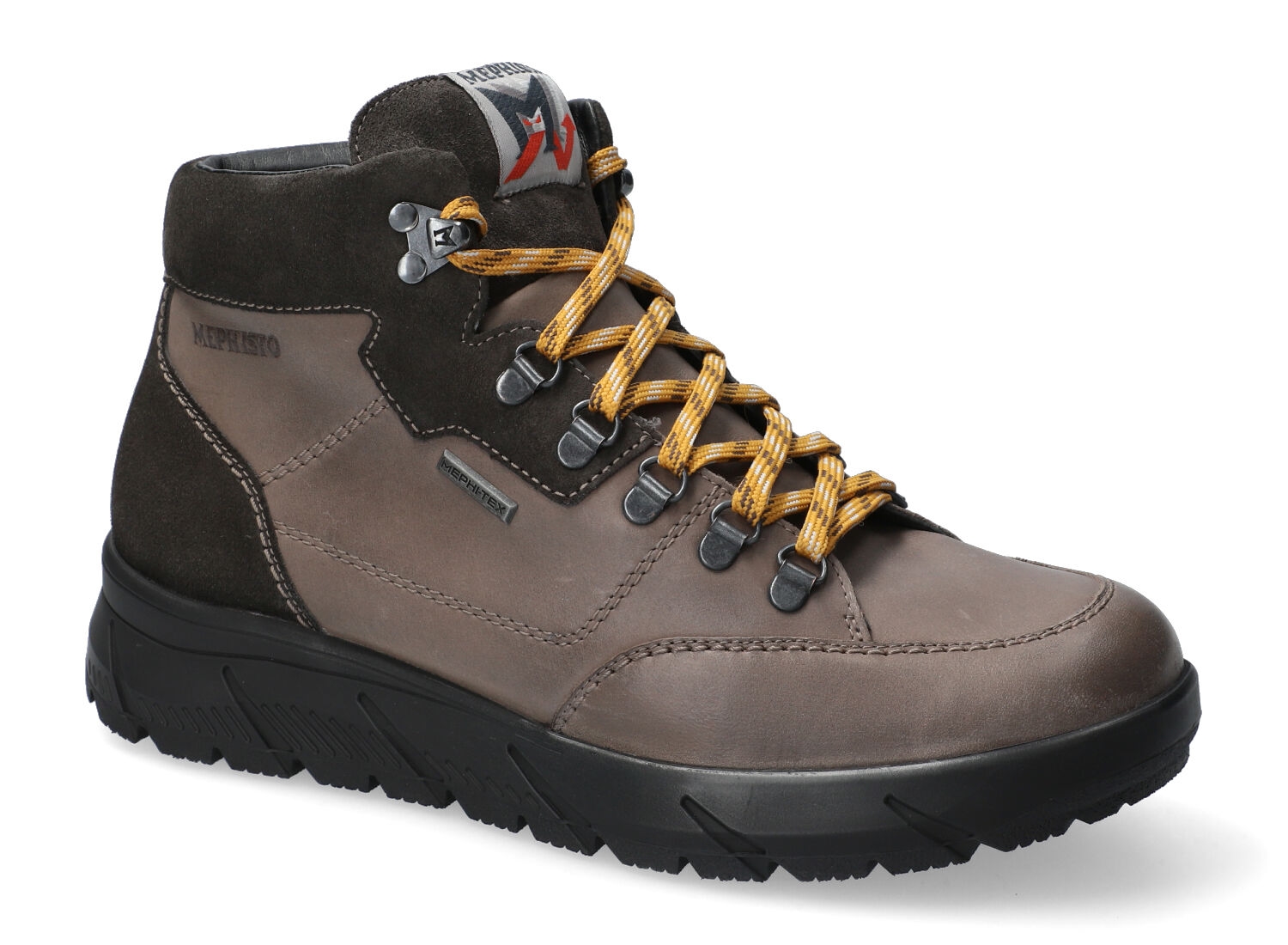 Mephisto-shop Bottines Homme – modèle Rody mt Taupe - Chaussures confortables